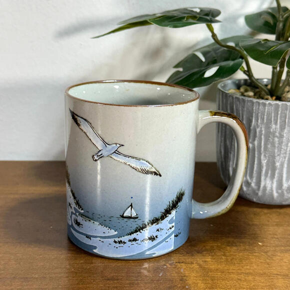 Otagiri | Dining | Vintage Otagiri Coffee Mug Cup Seagull Stoneware ...